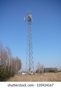 Mobile Network Tower Global System Mobile Foto de stock 135924167 ...