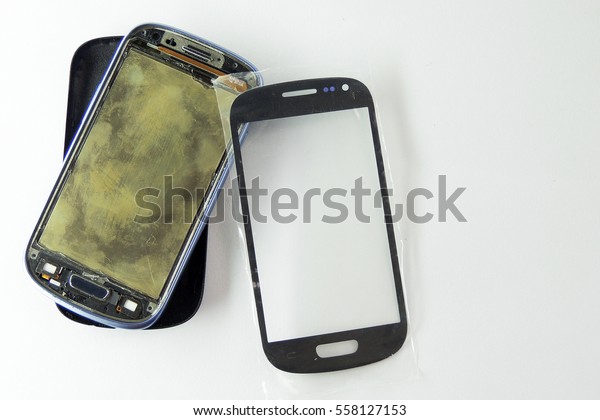 Mobile Phone Exploded View On White Stock Photo 558127153 | Shutterstock