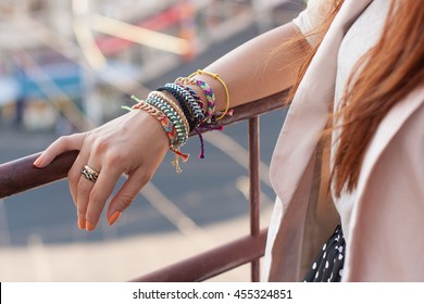 Model Bracelets Stock Photo 455324851 | Shutterstock
