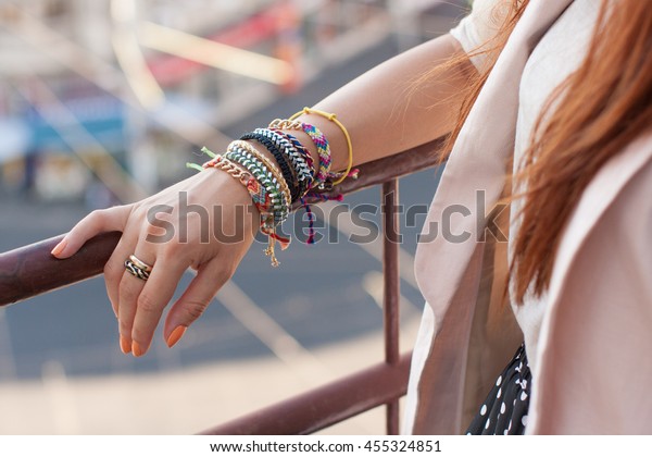 Model Bracelets Stock Photo 455324851 | Shutterstock