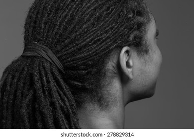 Close Side Portrait African American Man Stock Photo 1039432690 ...
