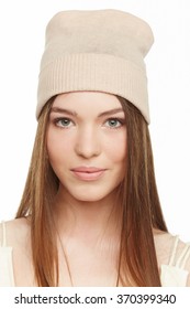 Model Posing Face Front View Stock Photo (Edit Now) 370399157