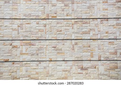 Modern Brown Bricks Wall Pattern Background Stock Photo 287020283 ...