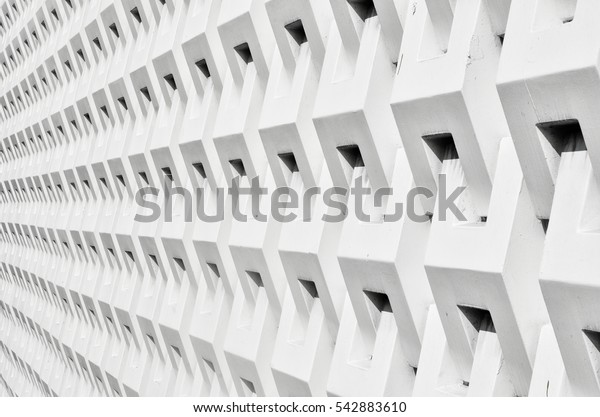 Modern Building Structure White Background Abstract Stock Photo ...