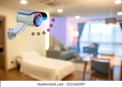 Modern Cctv Camera Security Operating Home Stock Photo 1511563397 ...