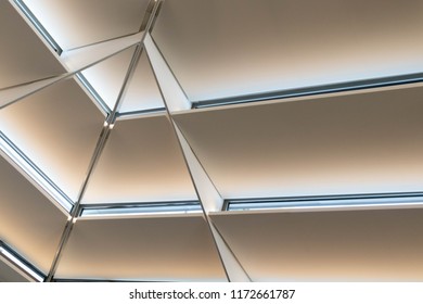 Modern Ceiling Design Pattern Daylight Stock Photo 1172661787 ...