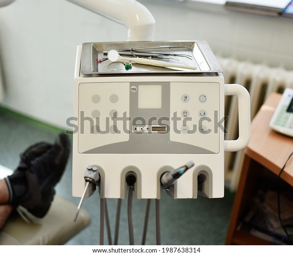 Modern Control Panel Dentist Machine Treatment Stock Photo 1987638314 ...