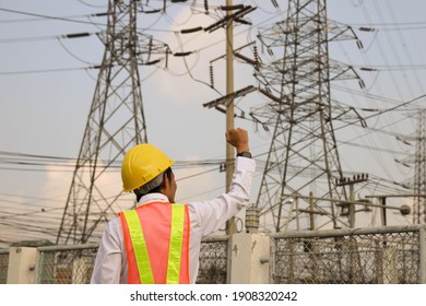 Modern Engineering Uses Technology Work Stock Photo 1908320242 ...