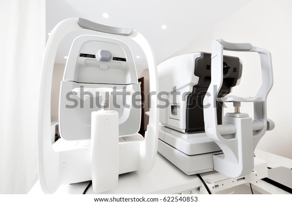 Modern Eye Testing Device Standing Lab Stock Photo 622540853 | Shutterstock