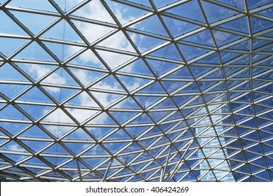 Modern Architecture Transparent Glass Roof Top Stock Photo (Edit Now ...
