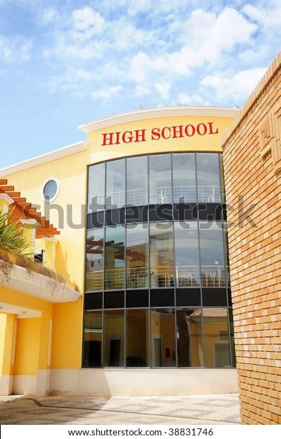 Modern High School Building Stock Photo (Edit Now) 38831746