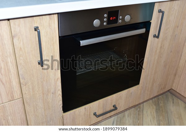 Modern Kitchen Electric Oven Electic Stove Stock Photo 1899079384 ...