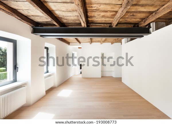 Modern Loft Empty Room Windows Stock Photo (Edit Now) 193008773