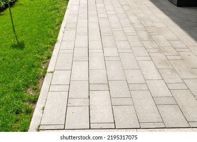 Modern Paved Path Texture Background New Stock Photo 2195317075 ...