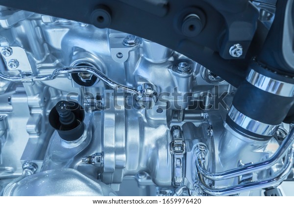 Modern Powerful Car Engine Section Stock Photo 1659976420 | Shutterstock