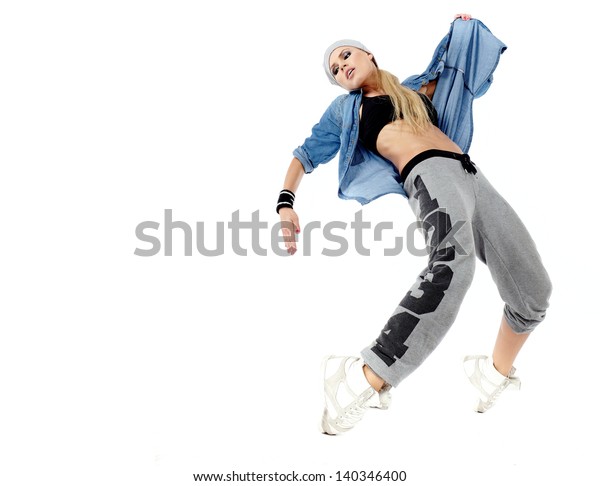 Modern Style Dancer Posing On Studio Stock Photo 140346400 | Shutterstock
