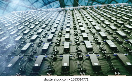Modular Led Display Display Screen Wall Stock Photo (Edit Now) 1383314756