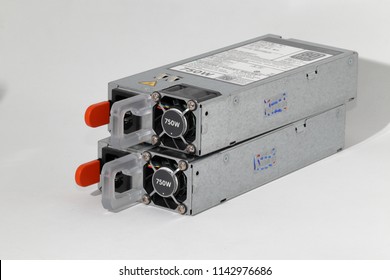 Modular Redundant Computer Server Power Supply 스톡 사진 1142976686 ...