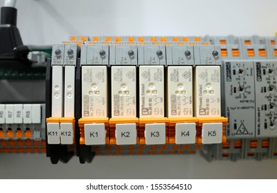 Modular Terminal Block Automatic Control System Stock Photo 1553564510 ...