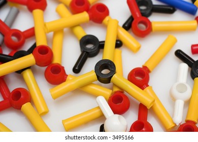 Molecule Structure Closeup Lego Stock Photo 3495171 | Shutterstock