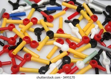 Molecule Structure Closeup Lego Stock Photo 3495170 | Shutterstock