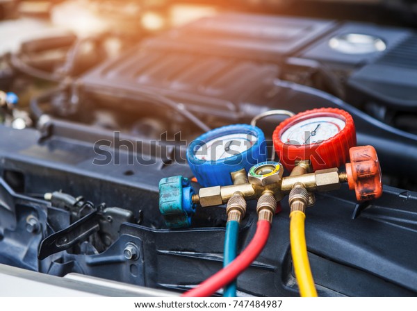 Monitor Tool On Car Engine Ready Stock Photo (Edit Now) 747484987