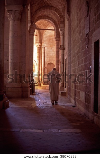 Monk Inside Monastery Stock Photo 38070535 | Shutterstock