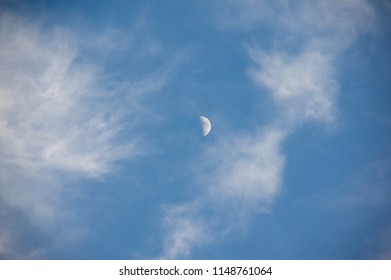 Moon Clouds Daytime Stock Photo 1148761064 | Shutterstock