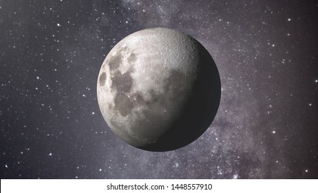 High Definition Moon Wallpaper Stock Photo (Edit Now) 1678346065