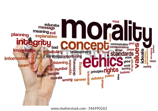 Morality Word Cloud Stock Photo 346990262 | Shutterstock