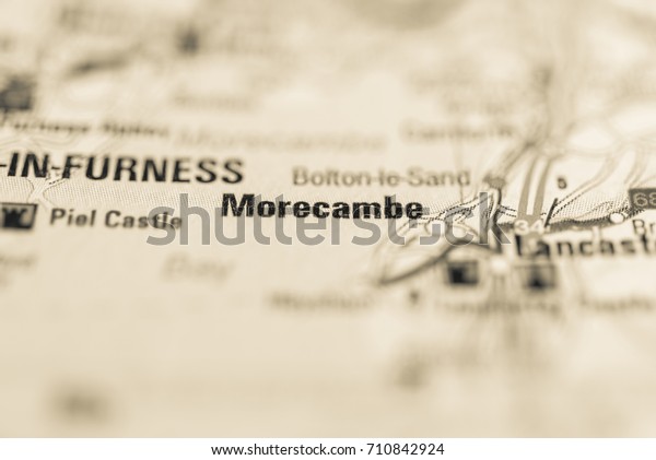 Morecambe On Map Stock Photo 710842924 | Shutterstock