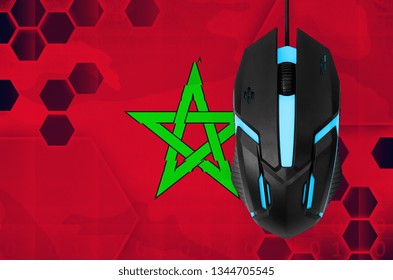 Morocco Flag Computer Mouse Concept Country Stock Photo 1344705545 ...