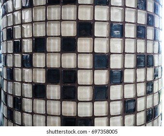 Mosaic Ceramic Pixel Pattern Tile Texture Foto de stock 697357969 ...
