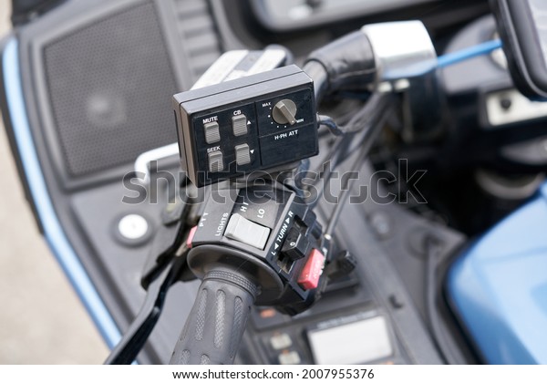 Motorcycle Control Panel Speedometer Dashboard Motorcycle Stock Photo ...