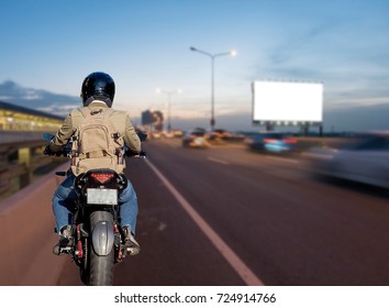 1,271 Motorcycle rider back view Images, Stock Photos & Vectors ...