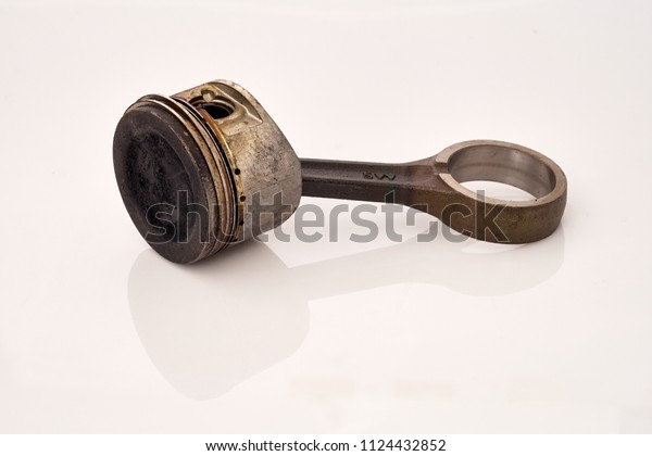 Motorcycle Piston Old Engine Piston Stock Photo 1124432852 | Shutterstock