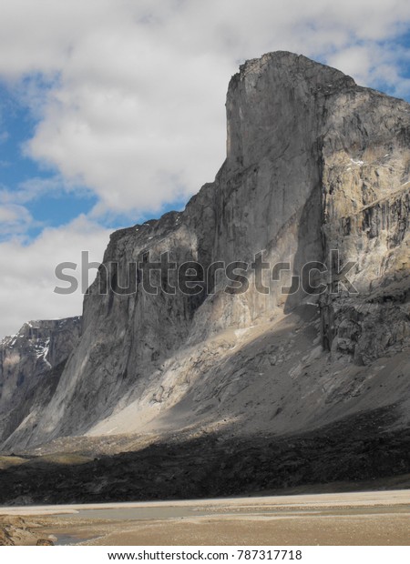 Mount Thor Cliff Height Equivalent Four Stock Photo 787317718 ...