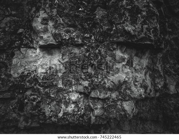 Mountain Rock Section Texture Background Natural Stock Photo 745222465 ...