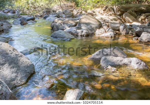 Mountain Spring Water Stream Between Rocks Stock Photo (Edit Now ...
