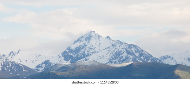 Mountains Afar Clouds Over Mountains Stock Photo 1114352930 | Shutterstock