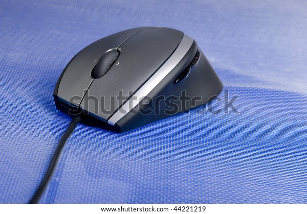 Mouse Blue Background Stock Photo 44221219 | Shutterstock