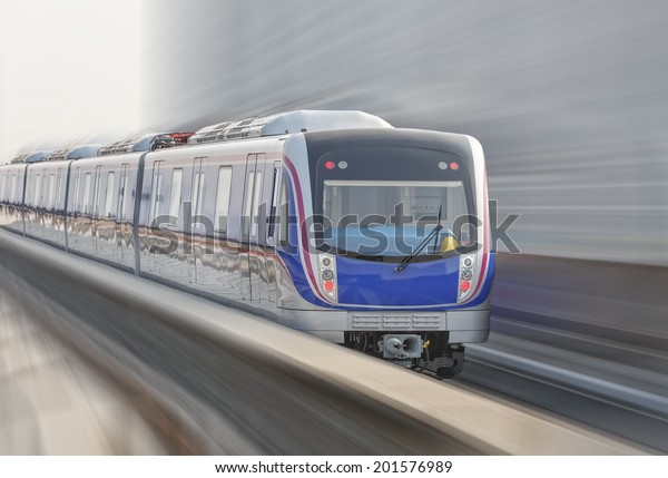 Moving Train Stock Photo (Edit Now) 201576989