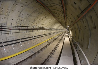 Mrt Tunnel Construction By Boring Machine Stock Photo 1349509358 ...