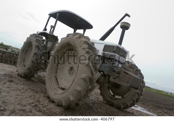 Muddy Tractor Stock Photo 406797 | Shutterstock