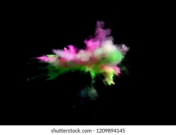 Multi Colored Forms Powder Paint Flour Stock Photo 1209894145 ...