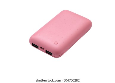 Multi Functional Mobile Battery Pack Pink Stock Photo 304700282 ...