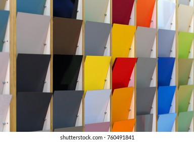 Multicolor Building Showcase Square Wall Tiles Stock Photo 760491841 ...