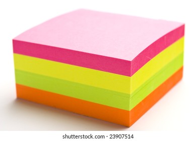 Multicolored Post Note Block Narrow Depth Stock Photo 23907514 ...