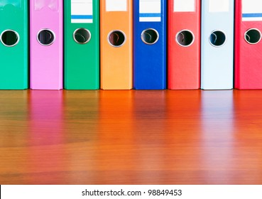 Multicolored Ring Binders Stock Photo 98849453 | Shutterstock