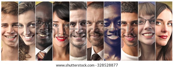 Multicultural Smile Stock Photo (Edit Now) 328528877